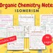Organic Chemistry Isomerism Isomers Grade 11/12 Handwritten Color Study ...