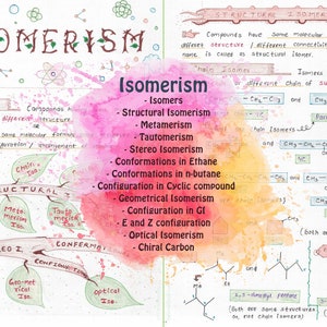 Organic Chemistry | Isomerism | Isomers | Grade 11/12 Handwritten Color ...