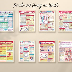 16 Science Biology Posters Bundle, Handmade Educational Posters for ...