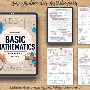 Basic Math | Trigonometry | Graphs - Grade 11 Physics Handwritten Color ...