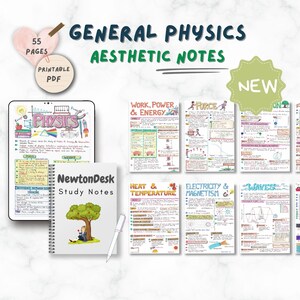 General Physics Aesthetic Notes for High School Physics Grade 9th ...