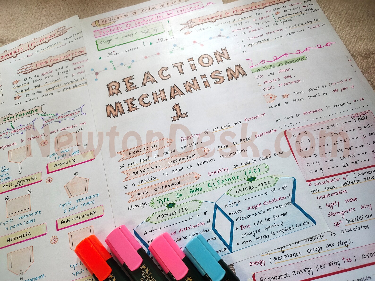 Reaction Mechanism 1 | Organic Chemistry | Orgo/ochem 11 12 Handwritten ...