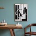 Minimalist Black and White Poster | High Contrast Geometric and ...