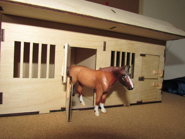 Wooden Two Stall Horse Stable - Etsy