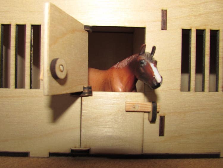 Wooden Two Stall Horse Stable - Etsy