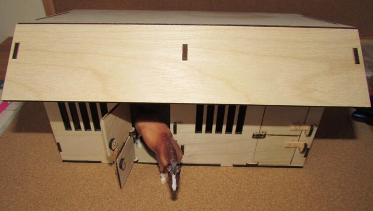Wooden Two Stall Horse Stable - Etsy