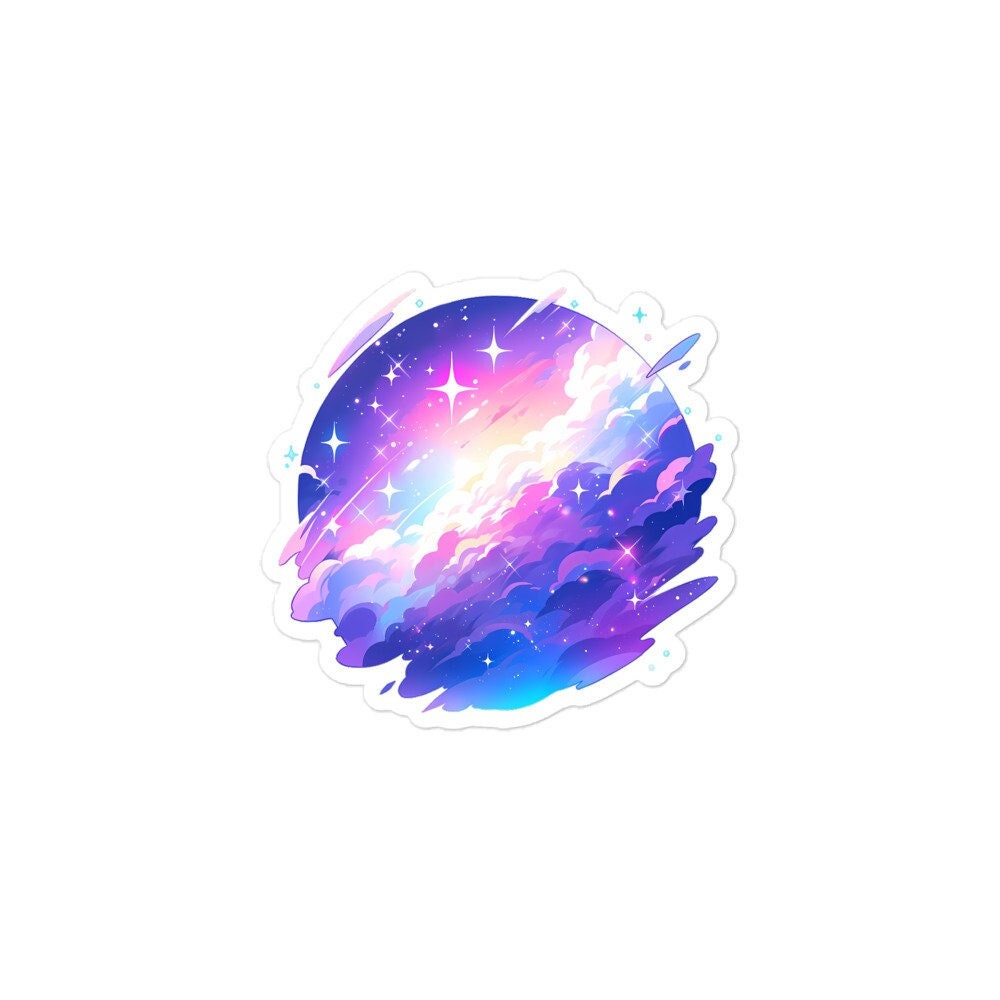 Galaxy Sky Vinyl Sticker - Magnificent, High-quality Decal Inspired by ...