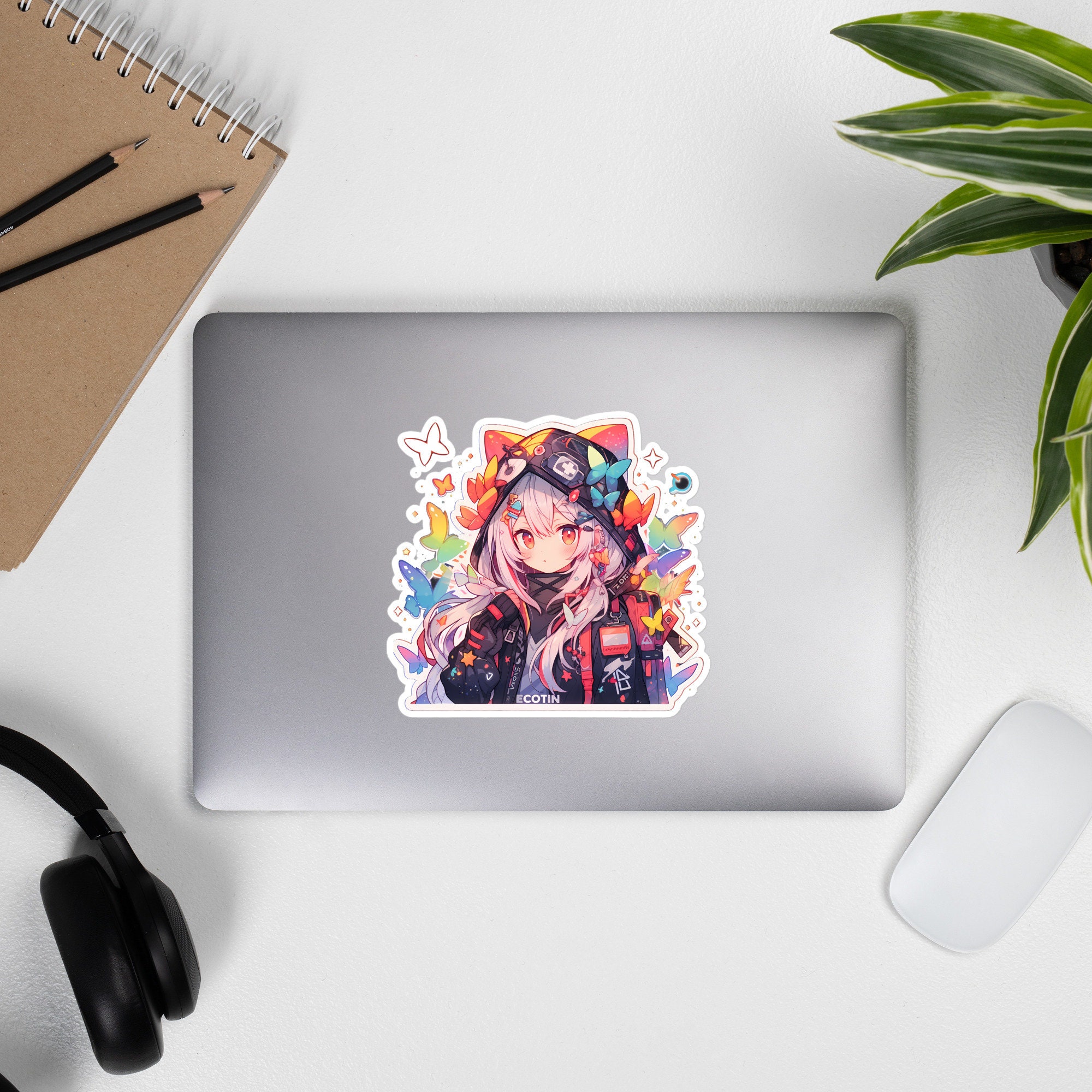 Incarnation of Creativity Anime Girl Vinyl Sticker High-quality Decal ...