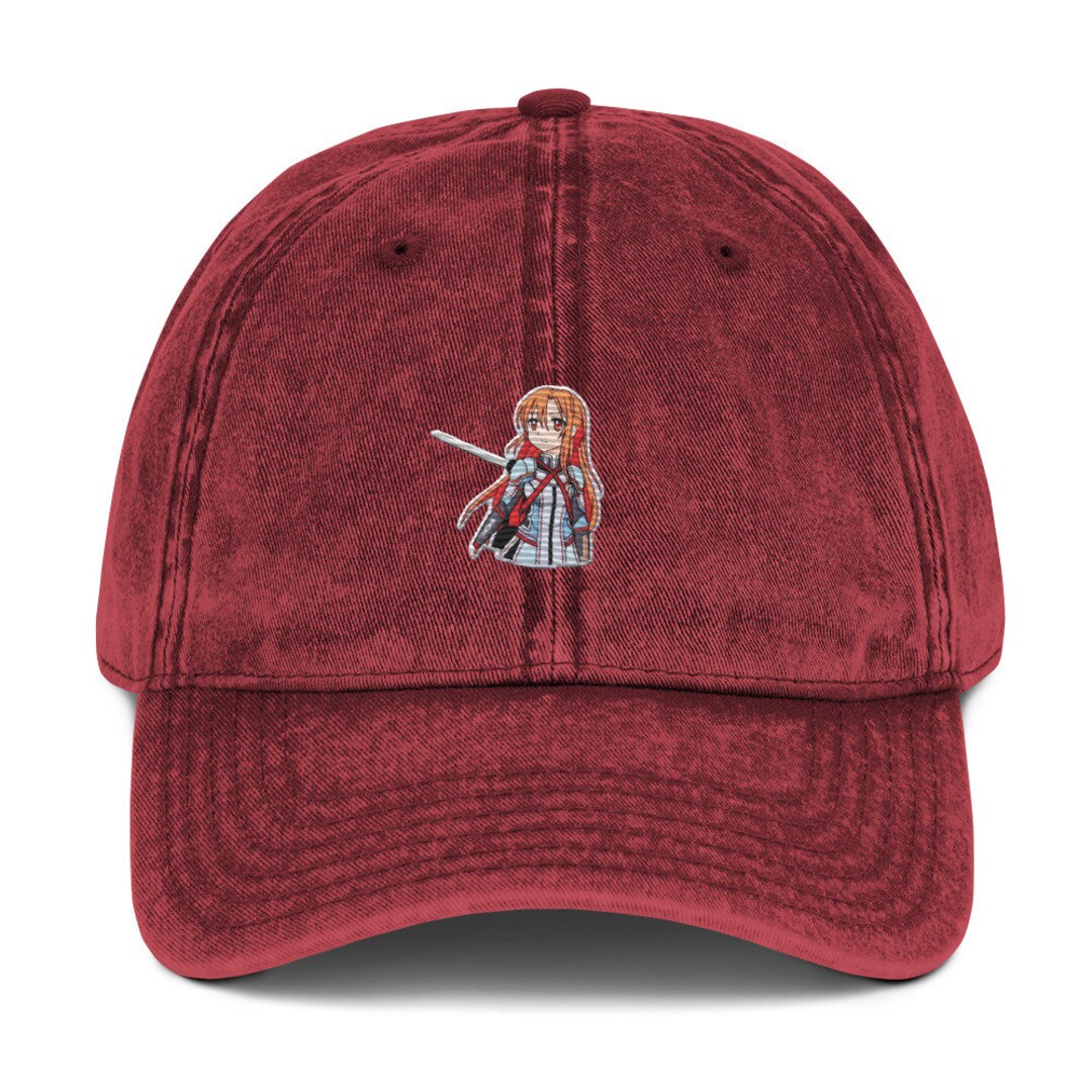 Asuna-inspired Vintage Cotton Twill Cap - Etsy