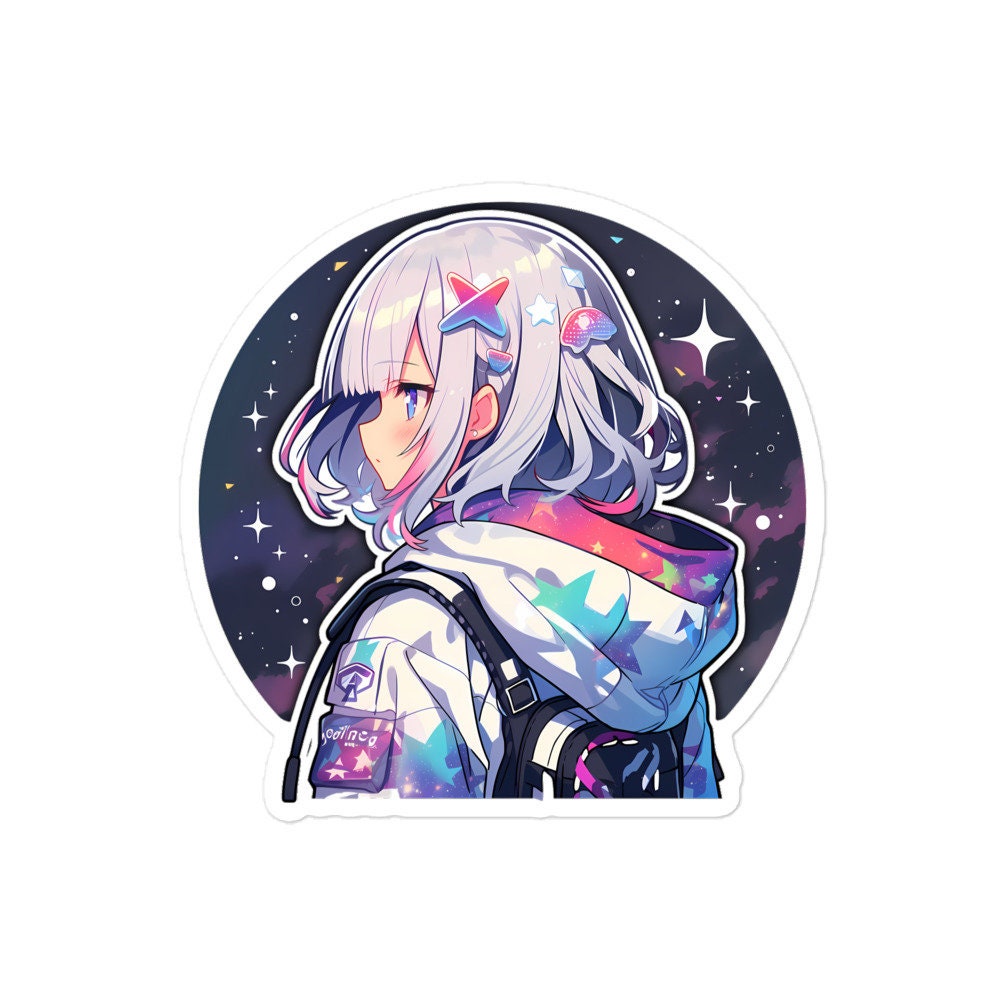 Astral Hoodie Anime Girl Vinyl Sticker High-quality Decal - Etsy
