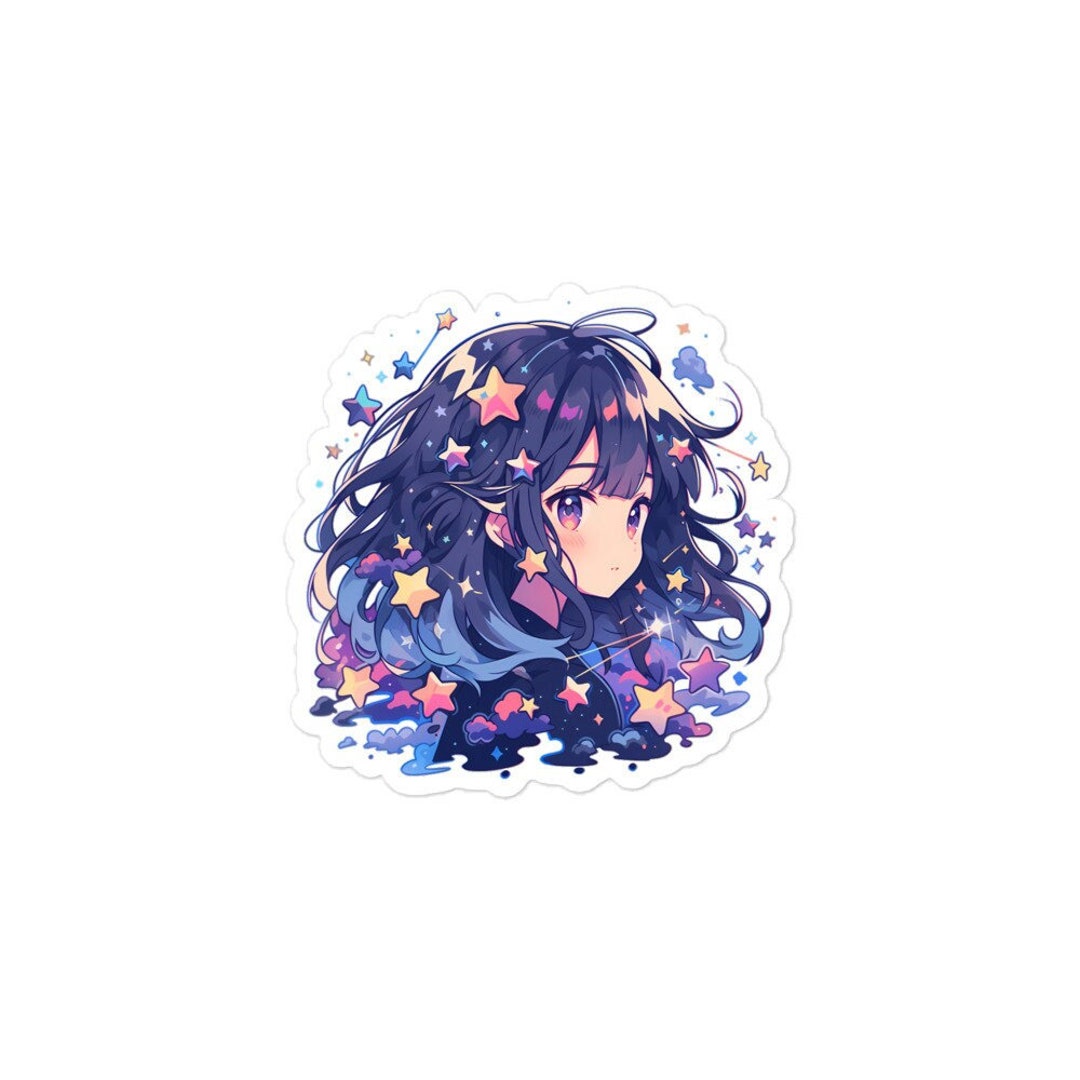 Airi the Starlight Girl Vinyl Sticker – Dreamy Anime-inspired Decal ...