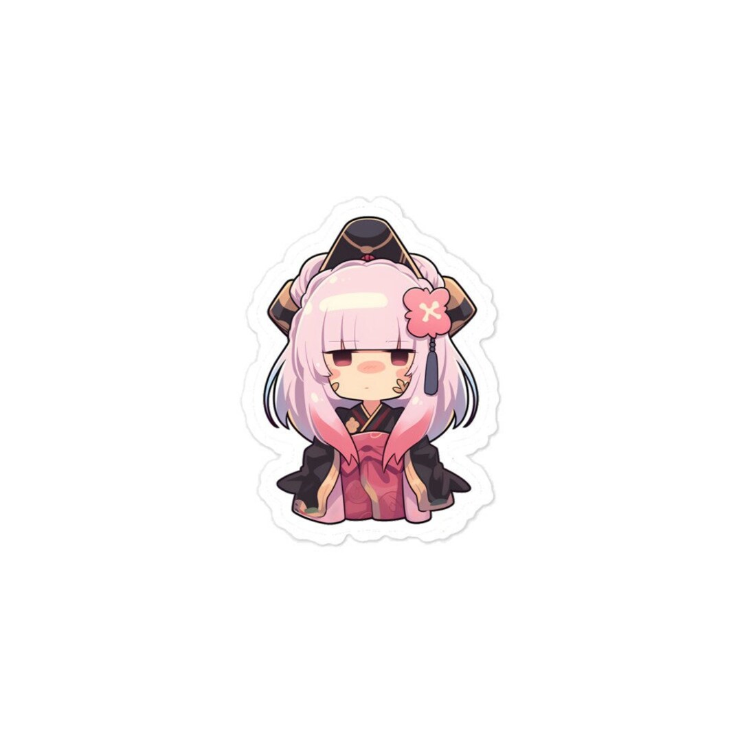 Suki the Chibi Sakura Girl Vinyl Sticker – Cute Anime-inspired Decal ...