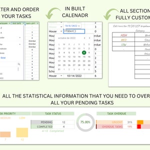 Digital TO DO LIST | Task Manager & Tracker | Google Sheets and Excel ...