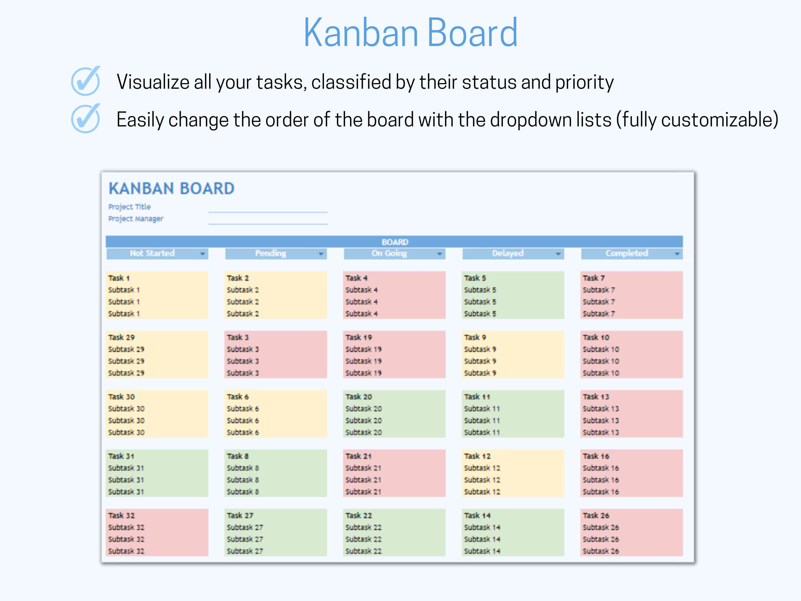Project Management | Kanban Board & Gantt Chart | Business Planner ...