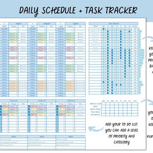Undated WEEKLY PLANNER EDITABLE | Digital Monthly and Daily Calendar ...