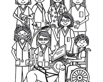 Disability Coloring Book - Etsy