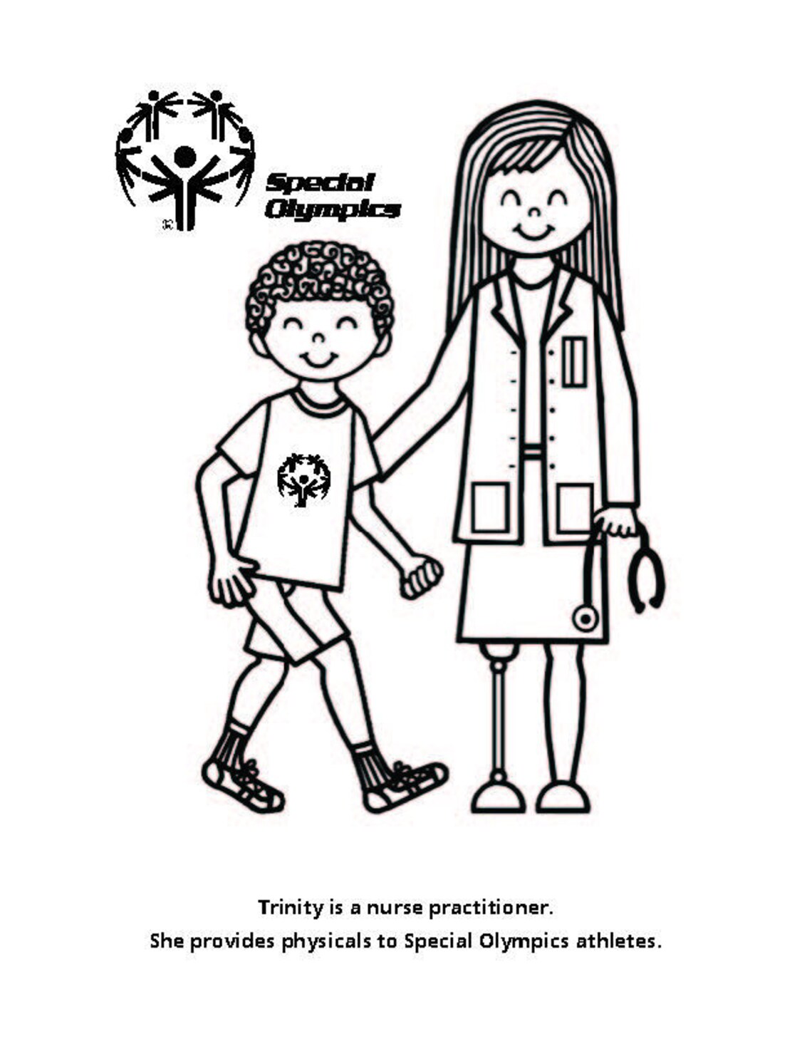 Nurse Coloring Book, Disability, Diversity, Inclusion, Disabled Nurse ...