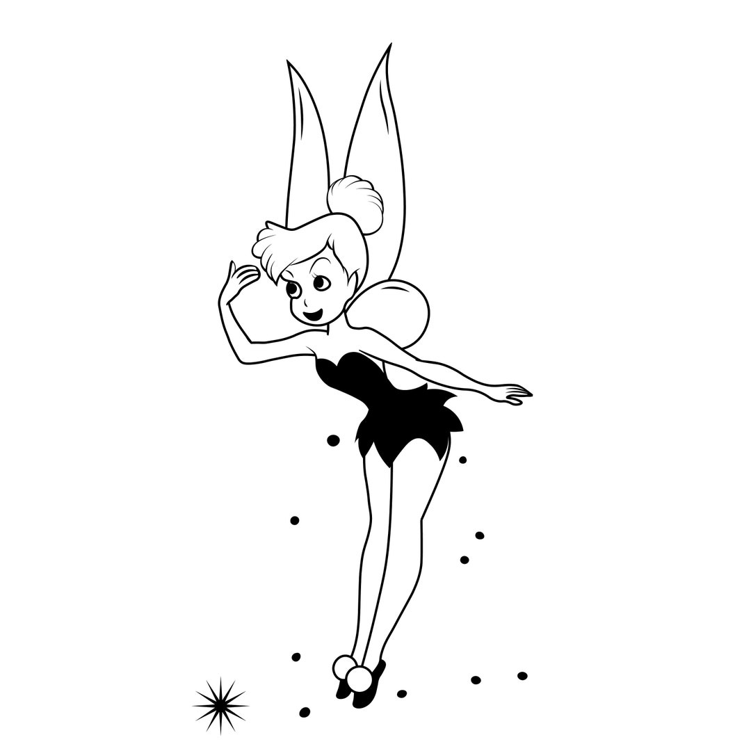 Peter Pan Decal Tinker Bell Decal Tinker Bell Sticker - Etsy