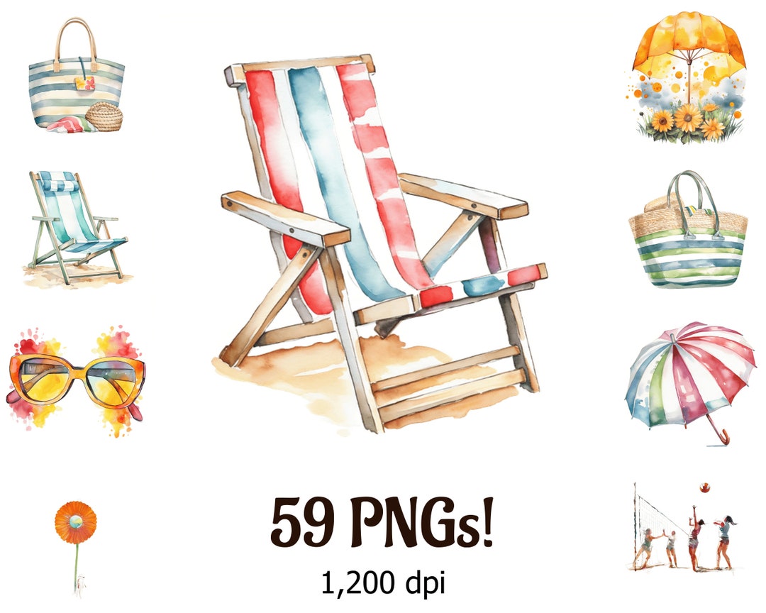 Free Bundle With Purchase Watercolor Clipart Summer Bundle Ultra-high ...