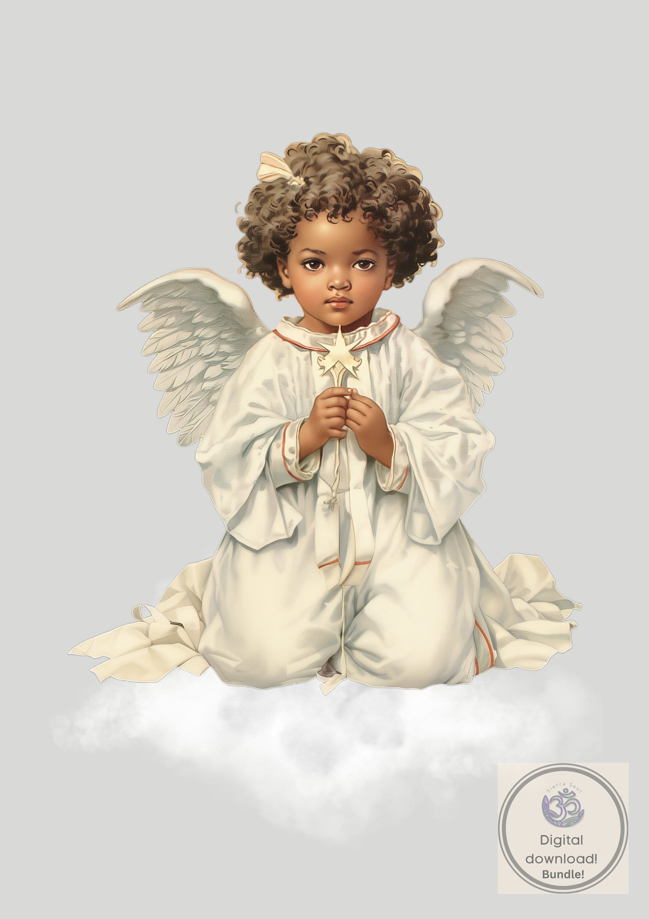 Cherubs on Clouds, Nursery Wall Art, Set of 3, Digital Downloada, Child ...