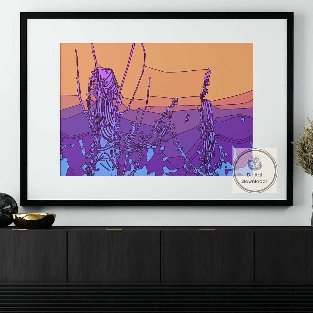 Cobweb Wall Art, Digital Download, Abstract Printable, Instant Room ...