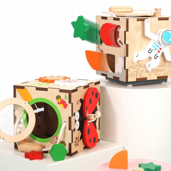 Toddler Busy Box - Etsy