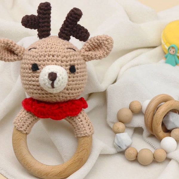 Crochet Baby Rattle - Etsy UK