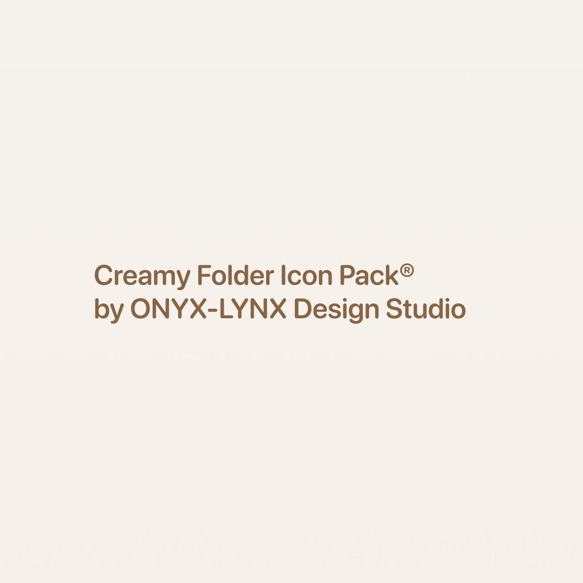 Creamy Folder Icon Pack® for Macos and Windows 20 Beige Folder Icons ...
