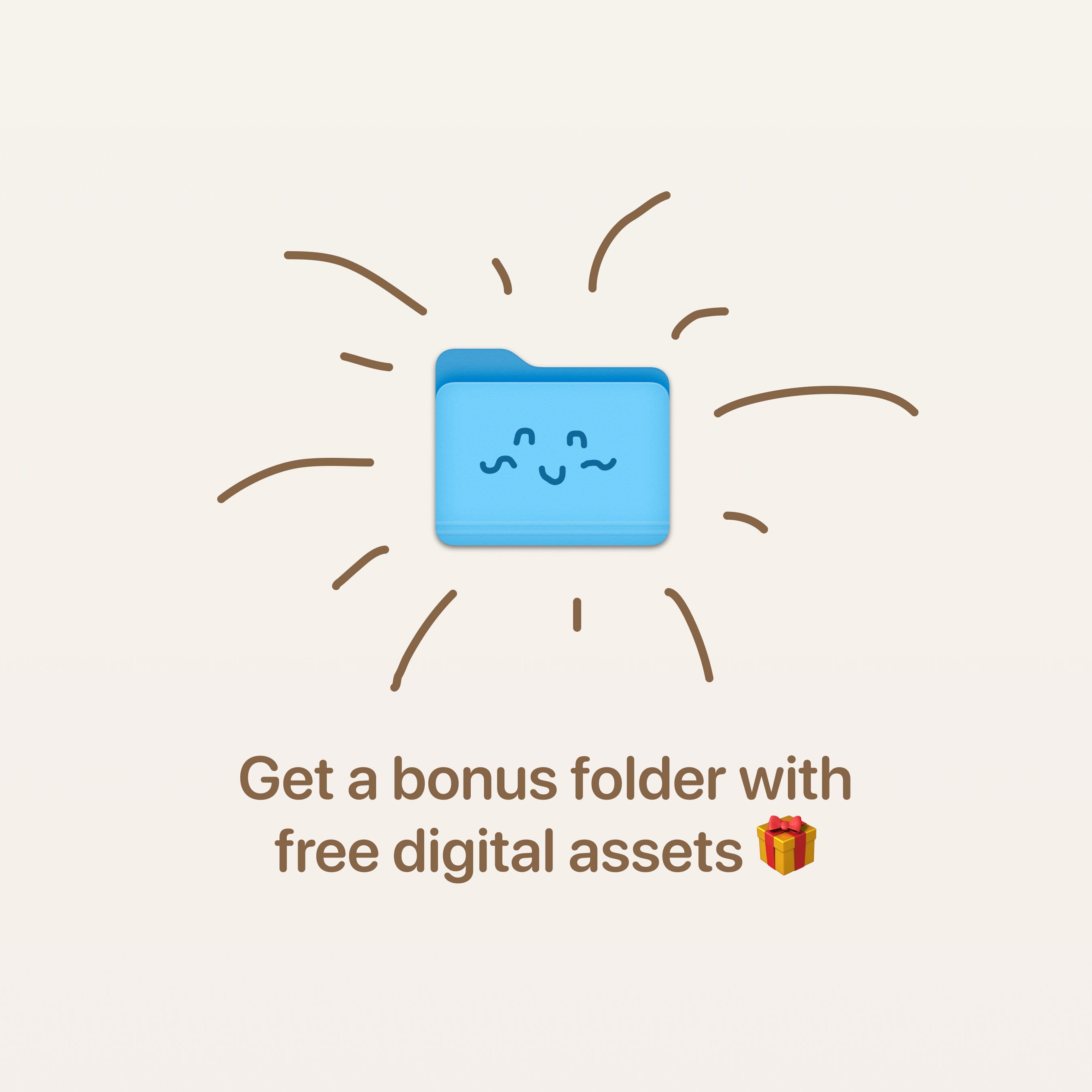 Creamy Folder Icon Pack® for Macos and Windows 20 Beige Folder Icons ...