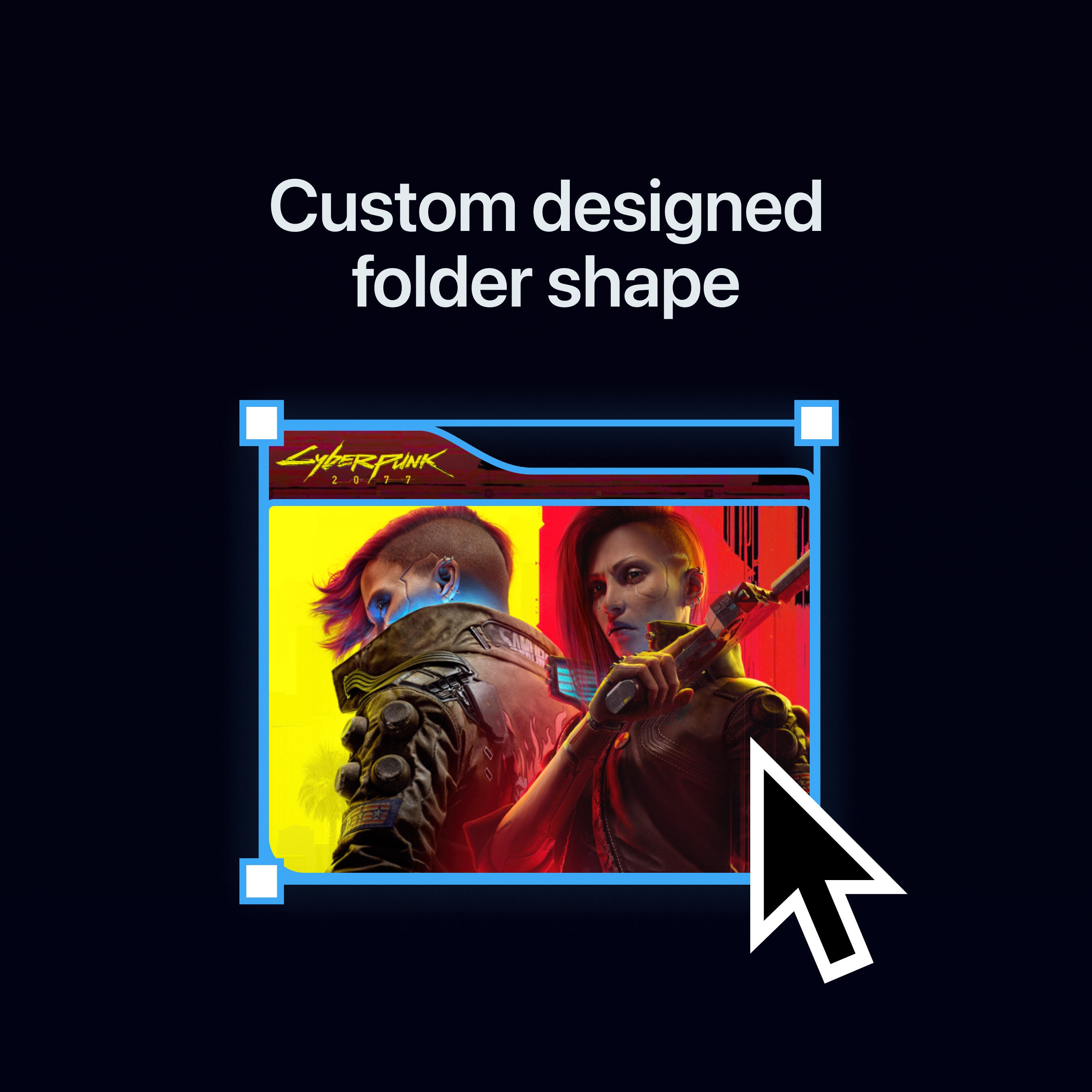 Cyberpunk Folder Icon Pack® for Macos and Windows | 28 Cyberpunk 2077 ...