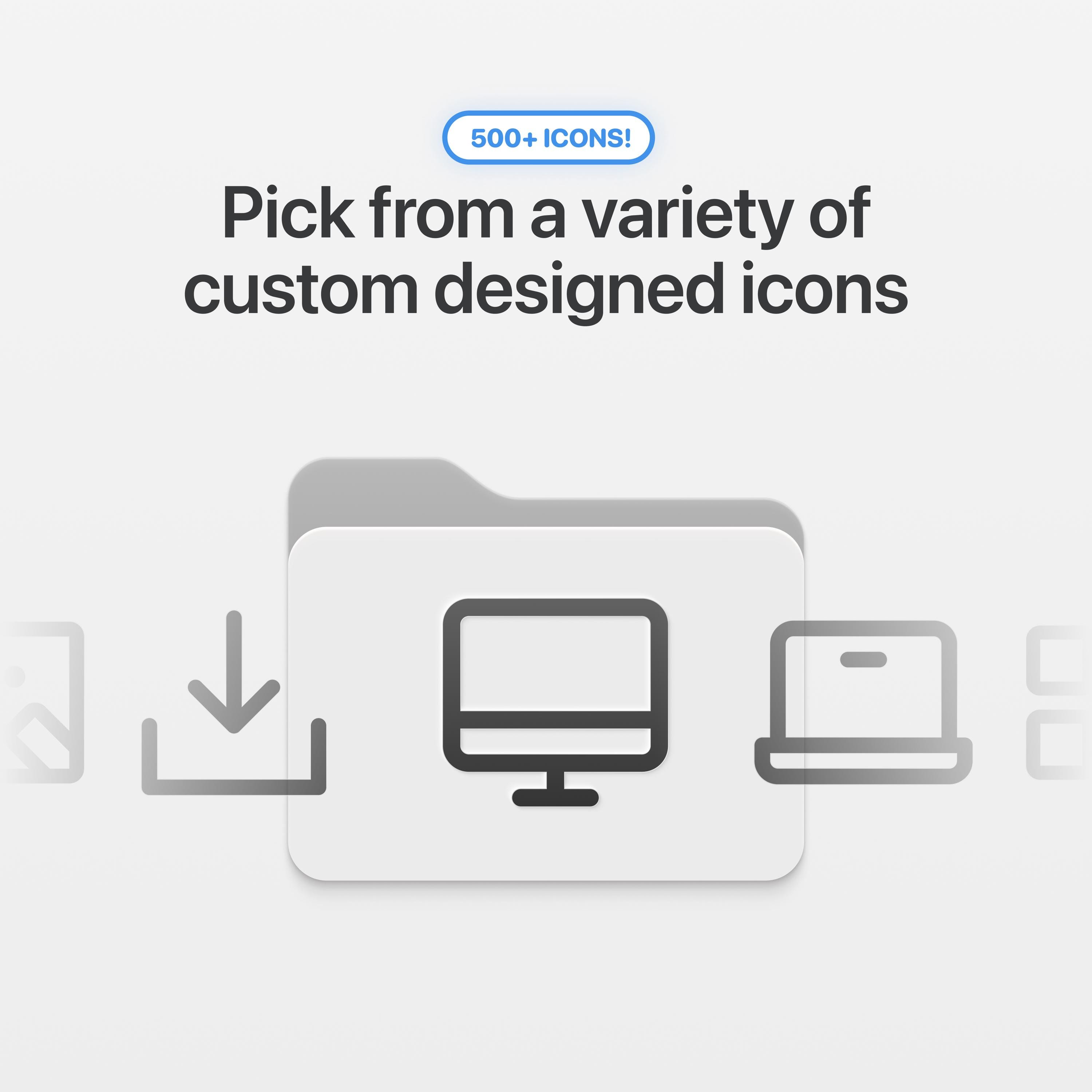 Blanc Folder Icon Pack® | 594 White Folder Icons | Instant Digital ...