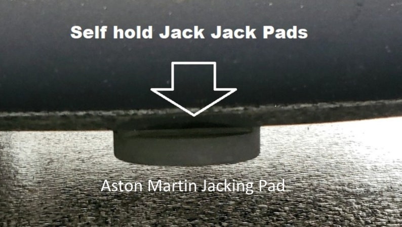 Aston Martin Jack Pads - DB9 and Vantage V8 Prodrive, N420 - Rubber ...