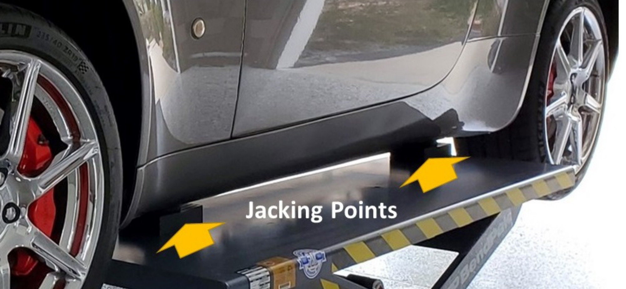 Aston Martin Jack Pads - DB9 and Vantage V8 Prodrive, N420 - Rubber ...