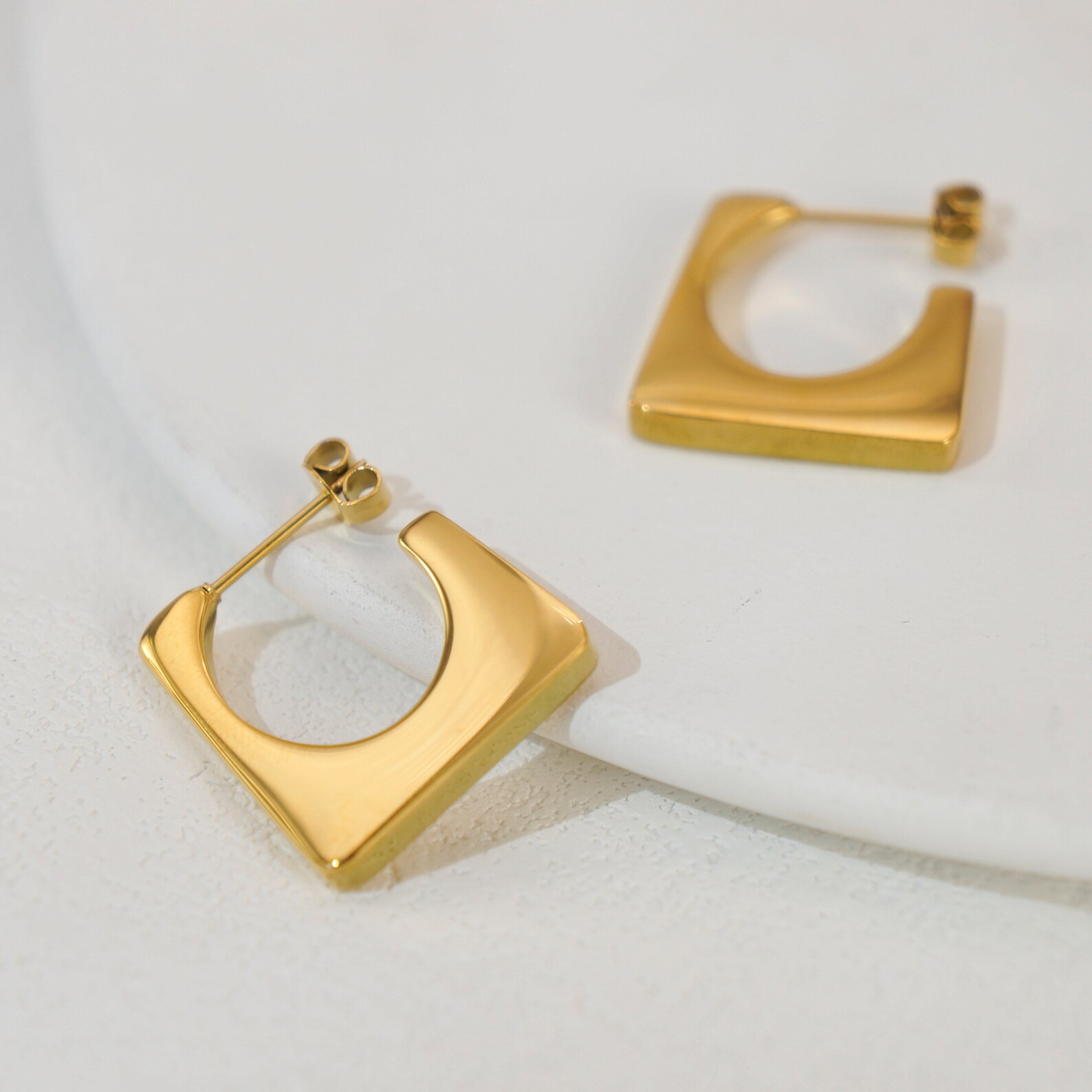 Geometric Cube Earrings Minimalist Earrings Personalized Earrings ...