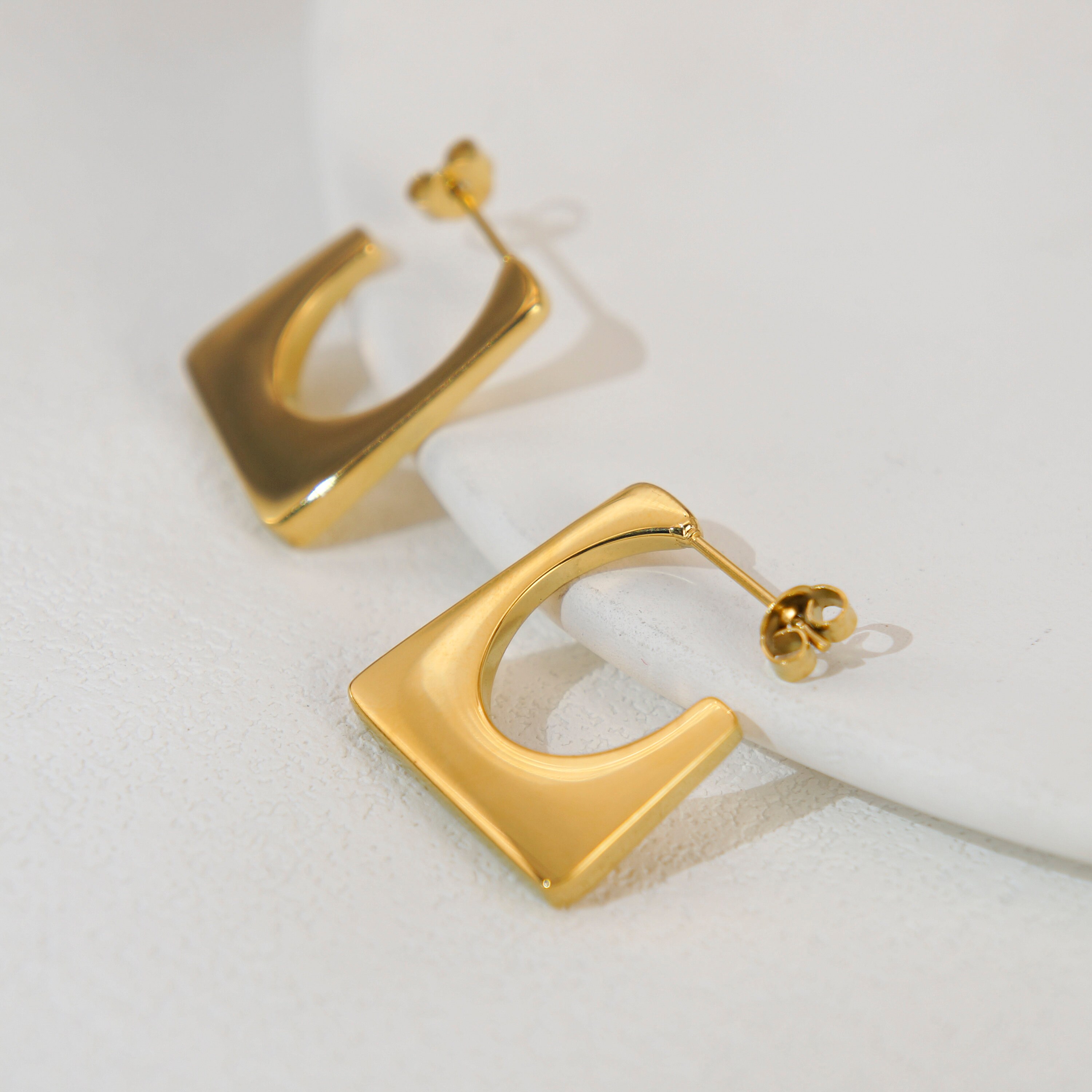 Geometric Cube Earrings Minimalist Earrings Personalized Earrings ...
