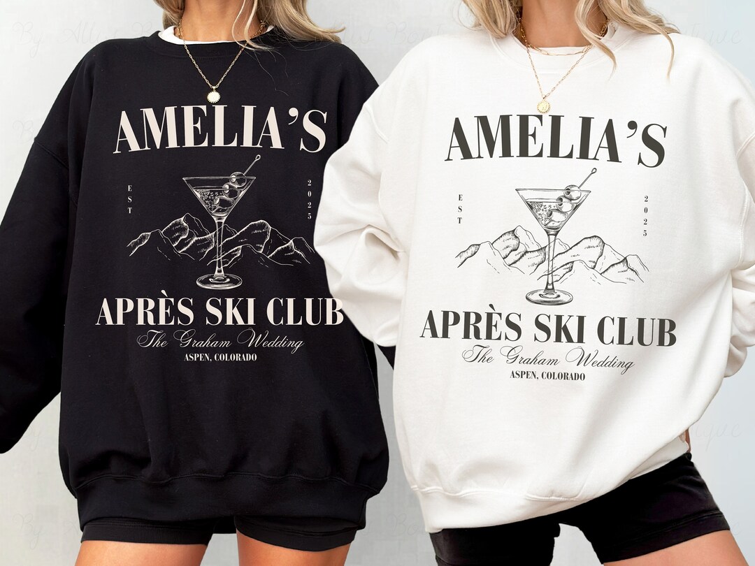 Ski Bachelorette Party Shirts, Custom Luxury Bachelorette Merch, Apres ...