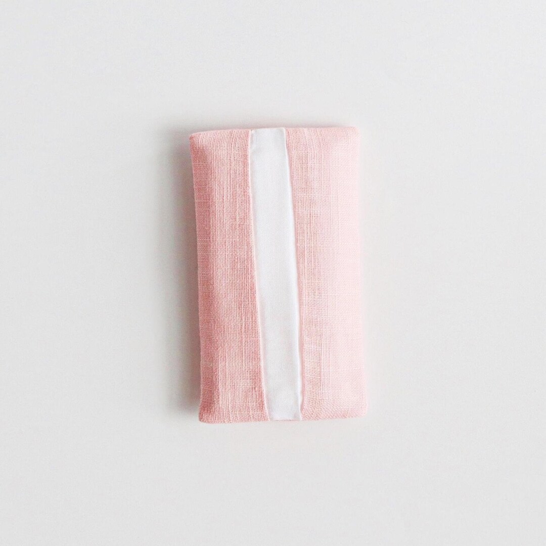 Linen Tissue Holder, Pocket Tissue Pouch, Fabric Tissue Holder, Tissue ...