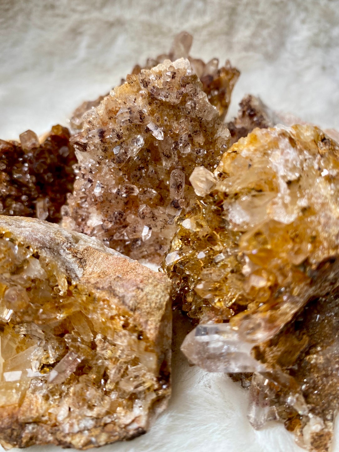 Rare Sunset Quartz With Red Phantoms - Etsy