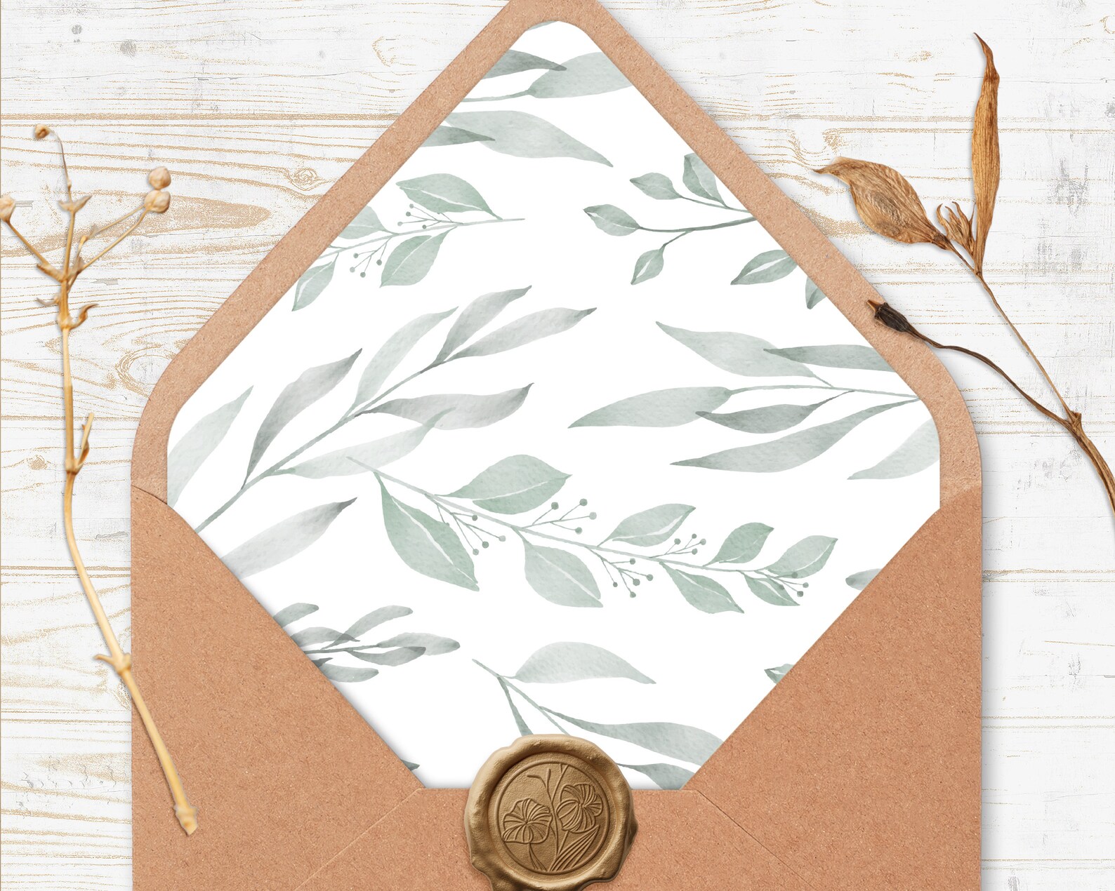 Envelope Liner Template, Printable Envelope Liner, Instant Download ...