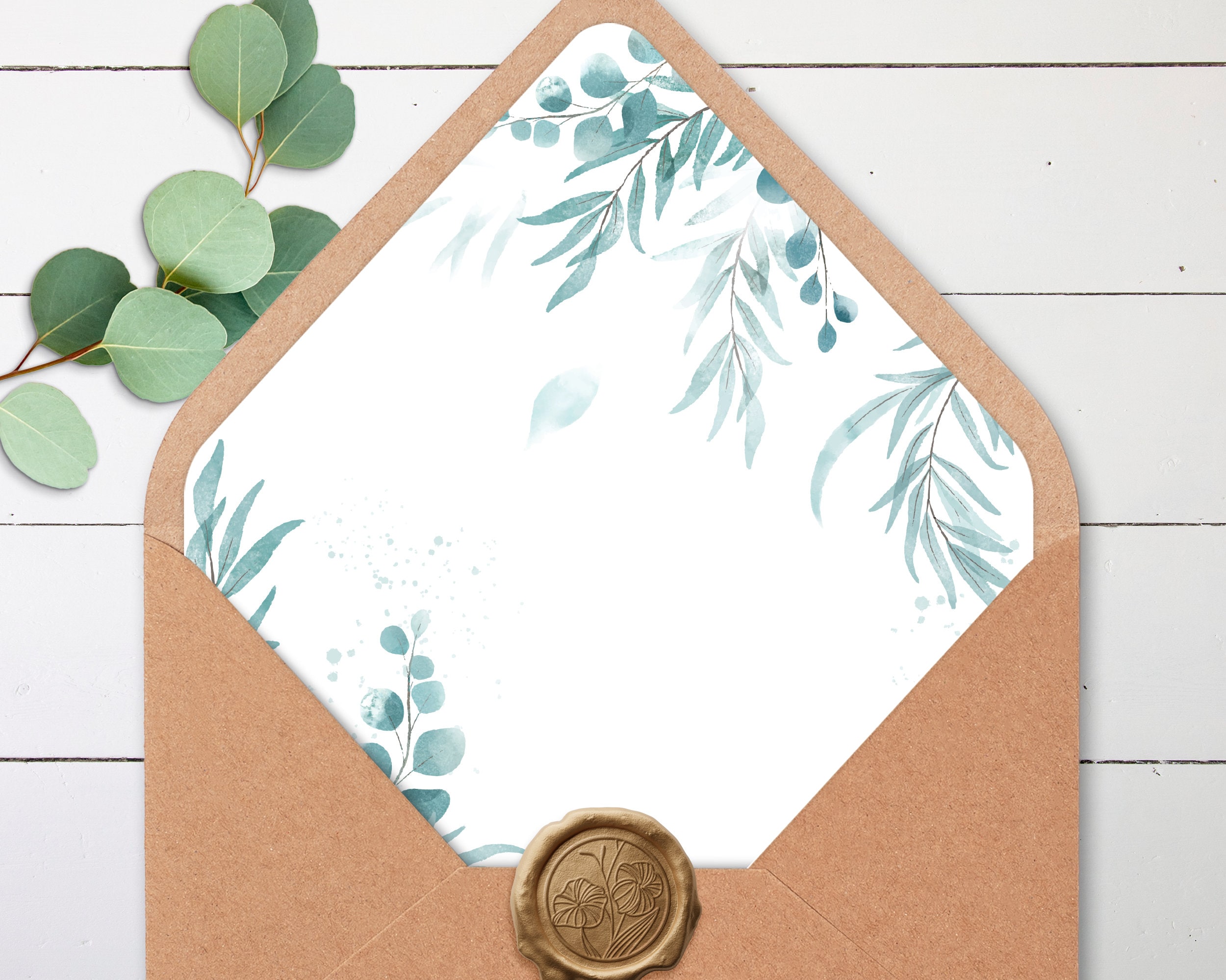 Envelope Liner Template, Printable Envelope Liner, Instant Download ...