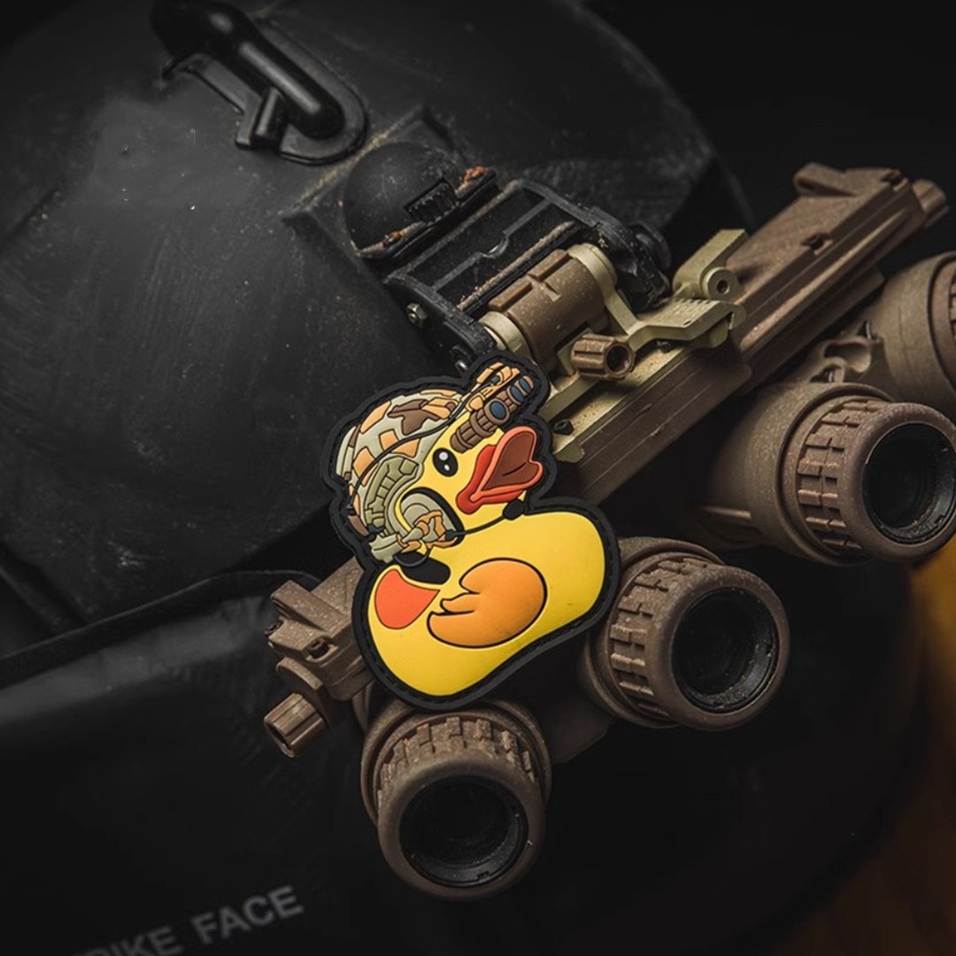 Tactical Yellow Duck Morale Badge Tactical Helmet Duck Hook - Etsy