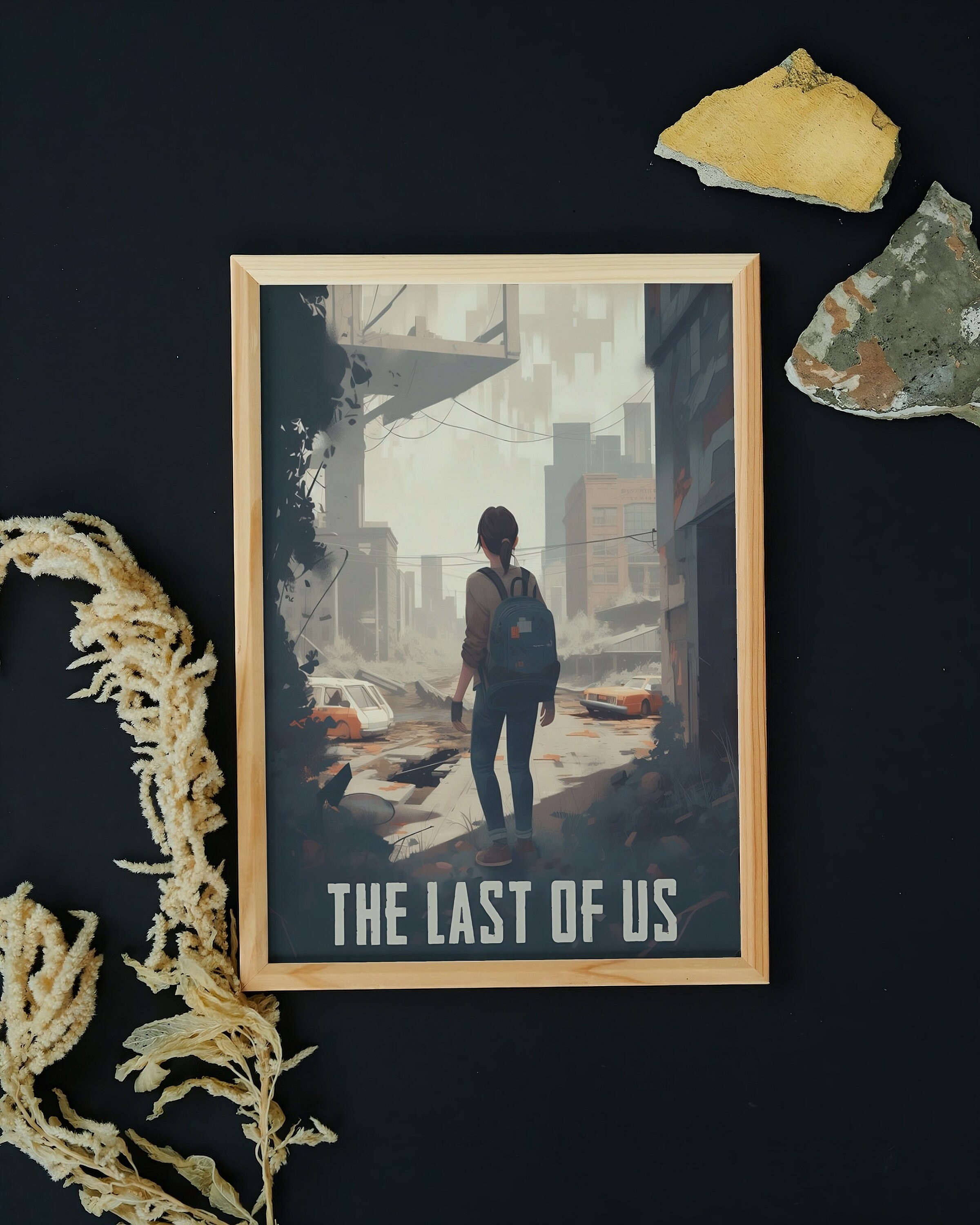The Last of Us Inspired Minimalist Poster Game Art Gaming Print Full ...