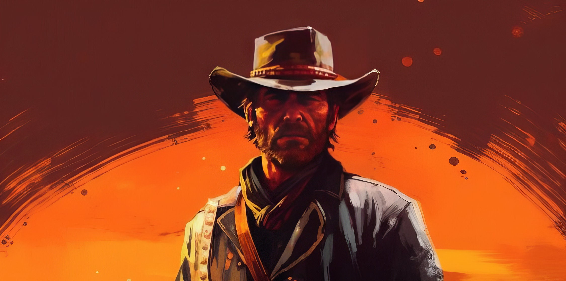 Red Dead Redemption 2 Minimalist Poster Game Art Gaming Print - Etsy