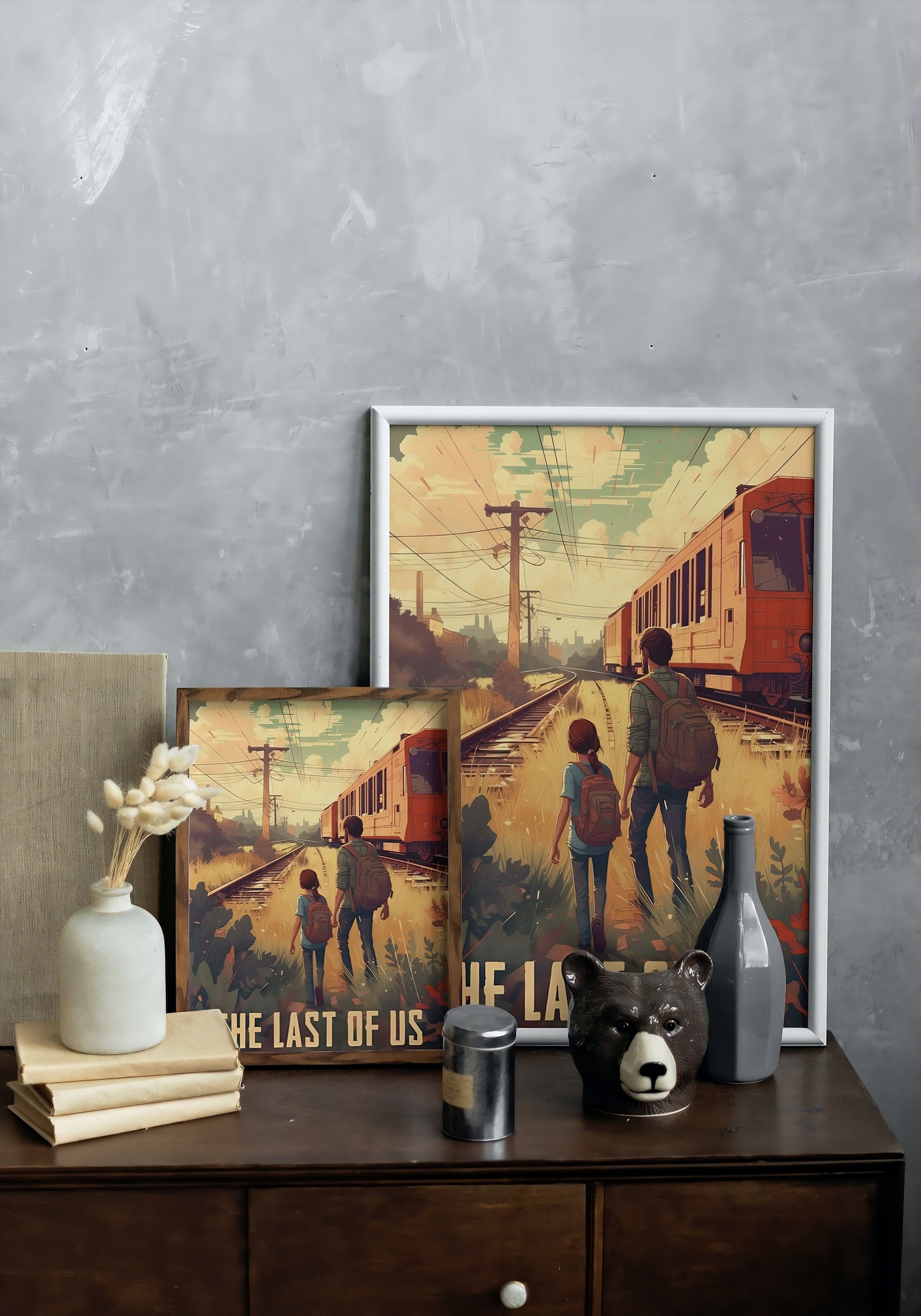 The Last of Us Game Art Gaming Print Full Page Minimalist Poster Home ...