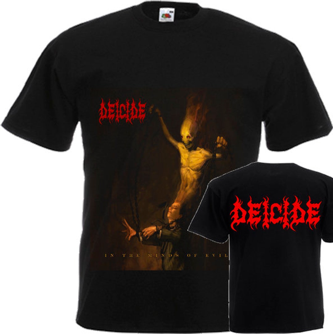 New Dtg / Dtf Printed T-shirt DEICIDE in the Minds of Evil Size :S,M,L ...