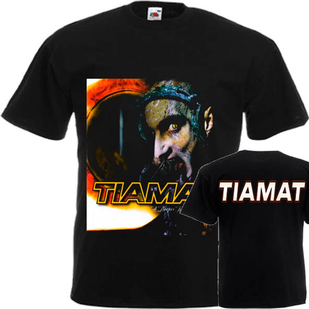 New Dtg / Dtf Printed T-shirt CUSTOM Model Tiamat A Deeper - Etsy