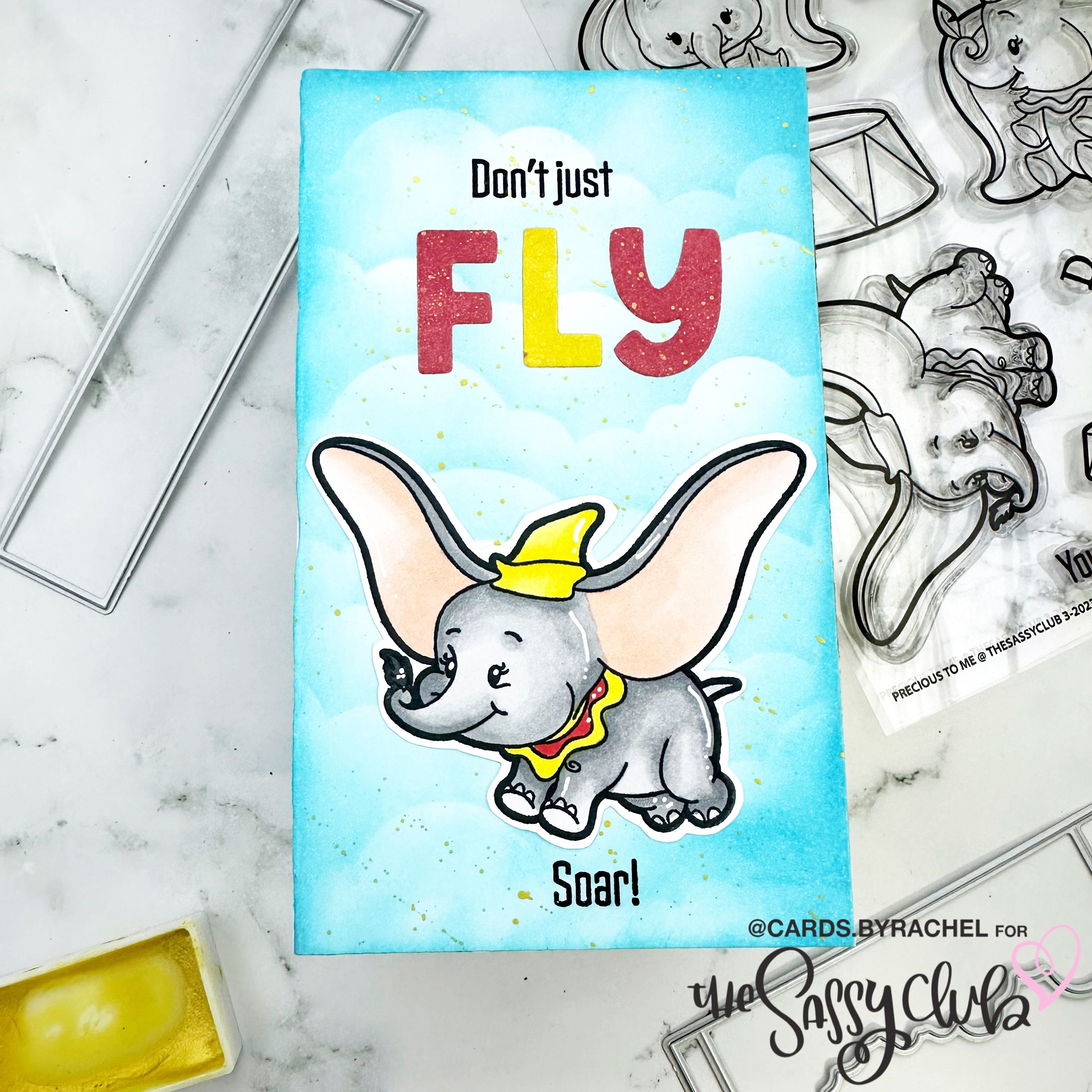 Disney Dumbo Interactive Pop up Book Birthday Card the Sassy Club Lawn ...