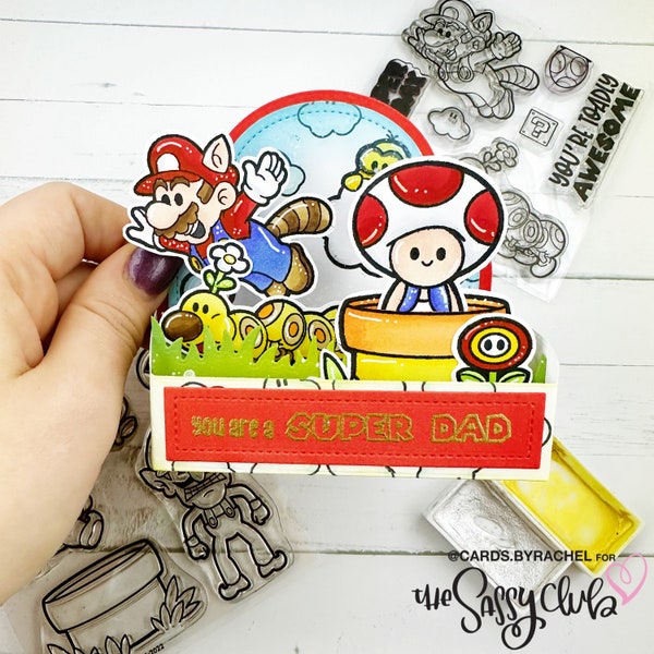 Super Mario Pop up Card - Etsy