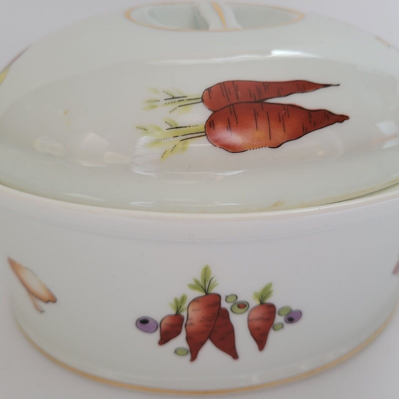Louis Lourioux Le Faune Fireproof Porcelain Vegetables Covered ...