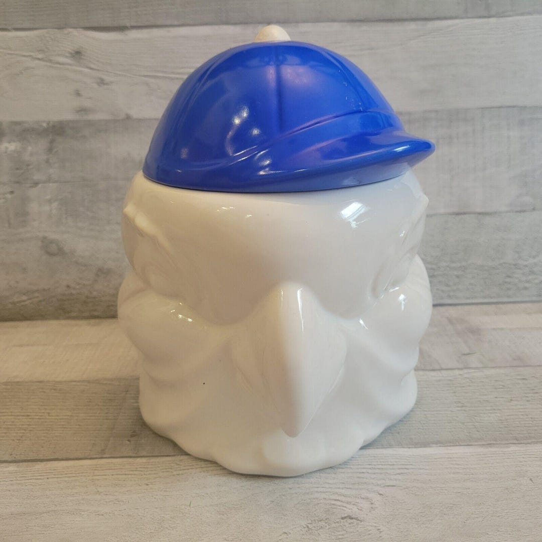 Goebel Cookie Jar Chicken Bird Parrot With Blue Cap Marked - Etsy